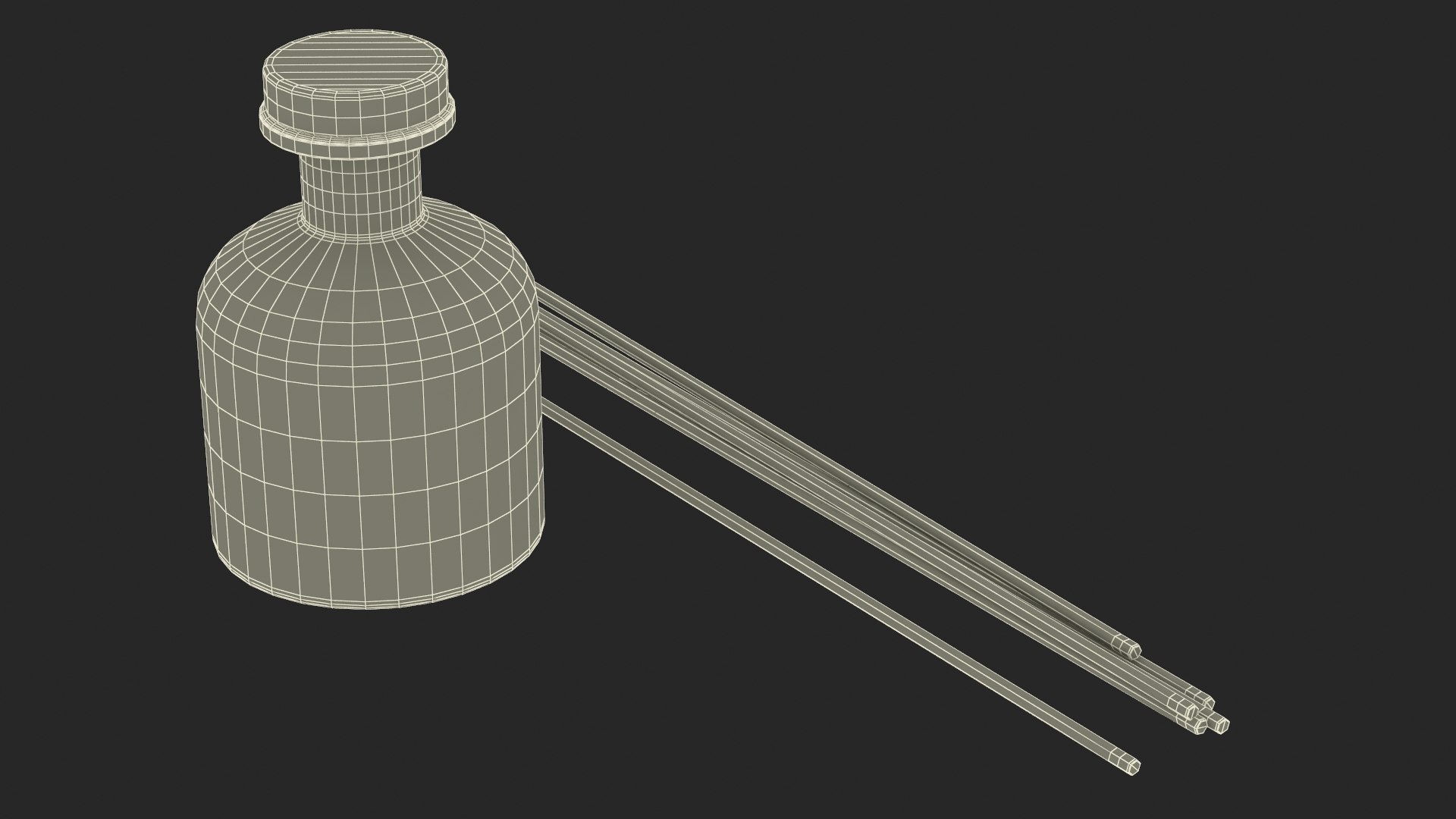 3D Model Aroma Reed Diffuser Bottle Sticks Nearby - TurboSquid 2015356