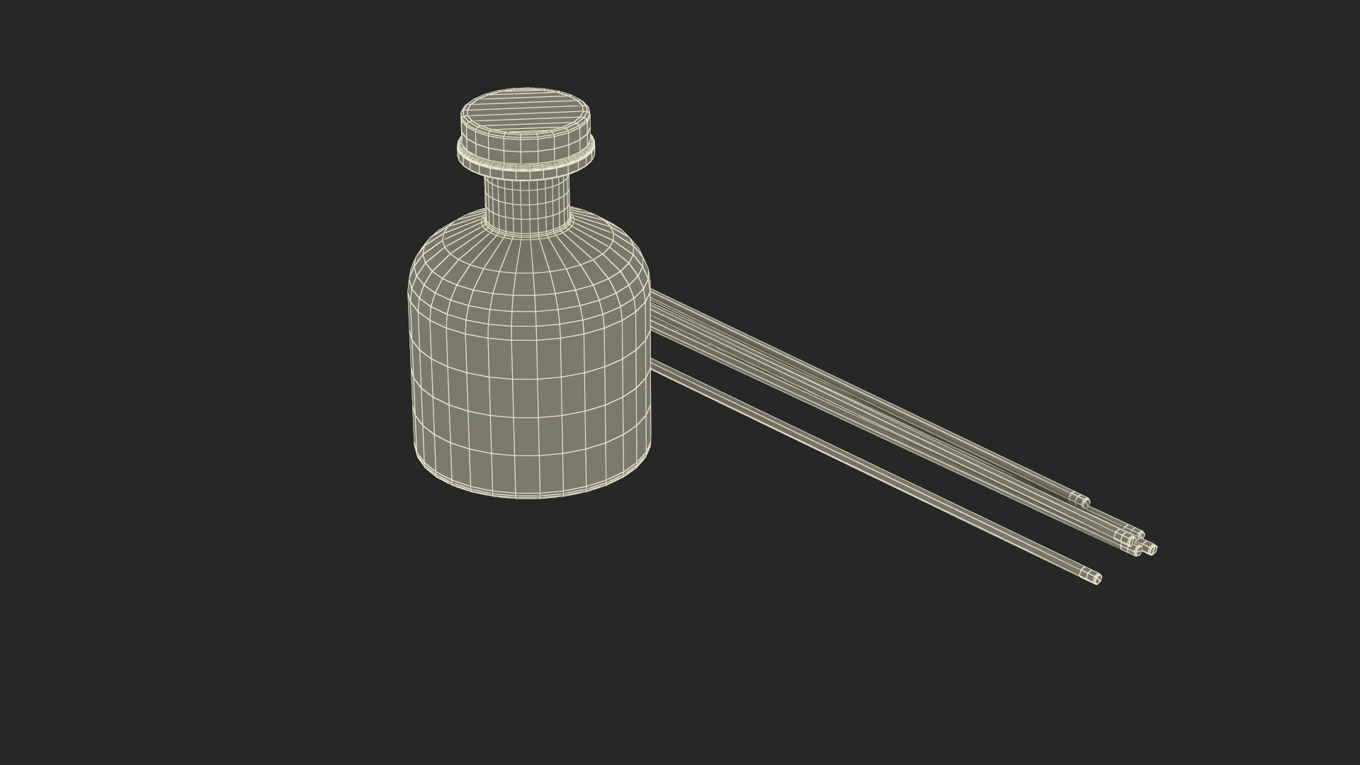 3D Model Aroma Reed Diffuser Bottle Sticks Nearby - TurboSquid 2015356