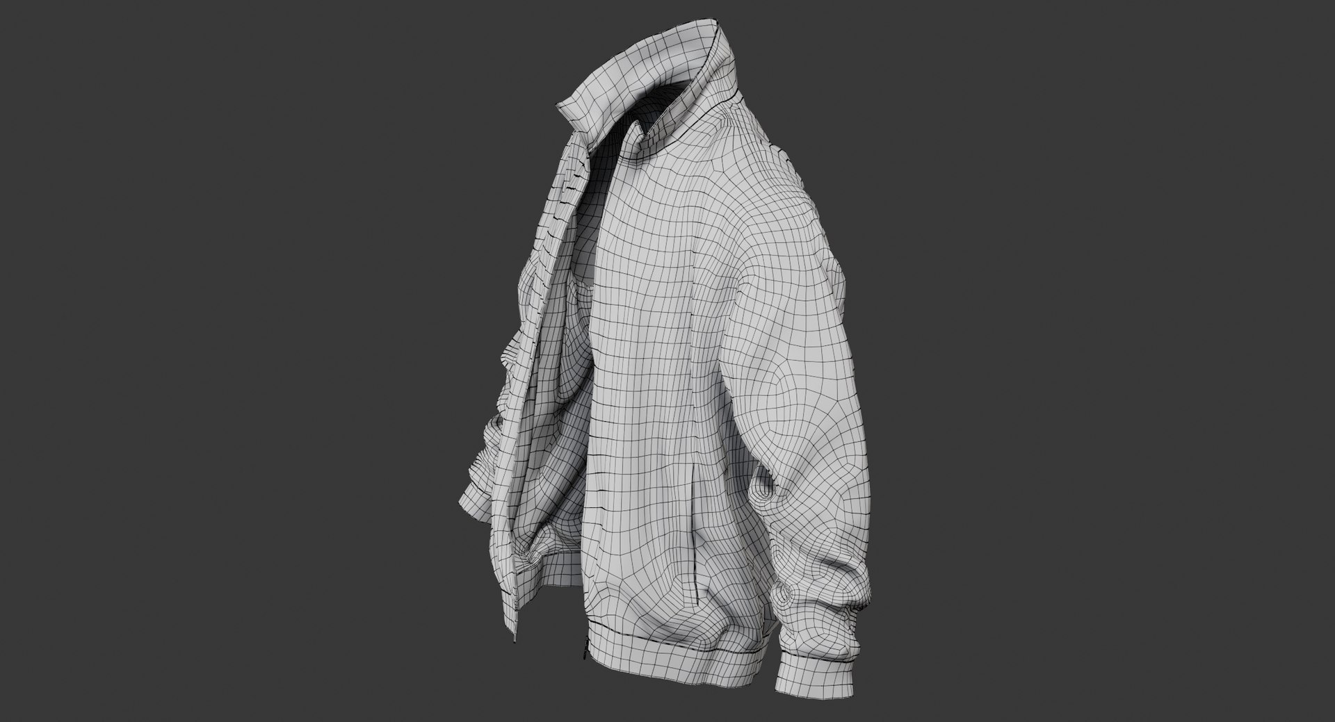 Mesh Sport Jacket - Model - TurboSquid 1639550