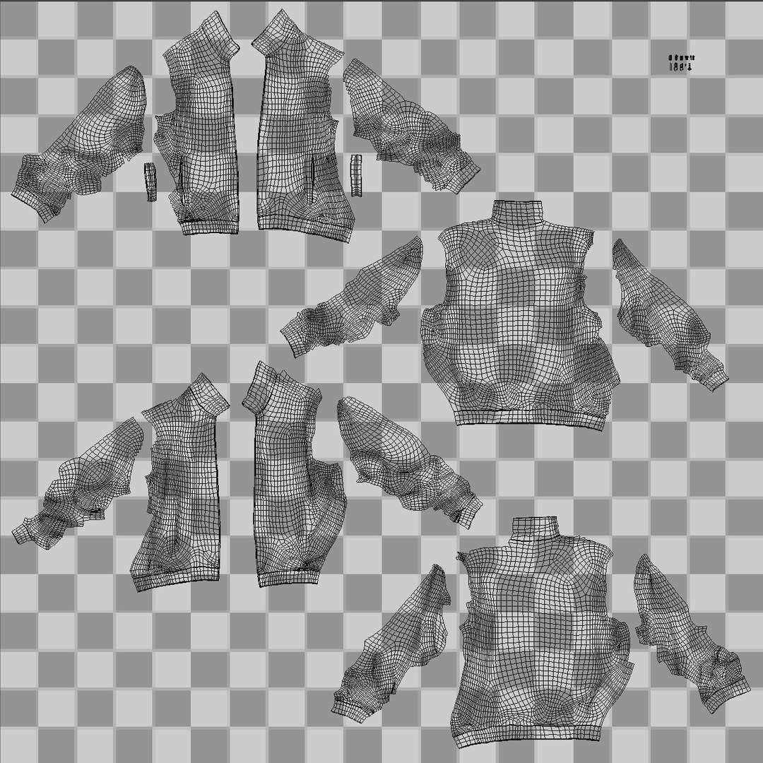 Mesh Sport Jacket - Model - TurboSquid 1639550