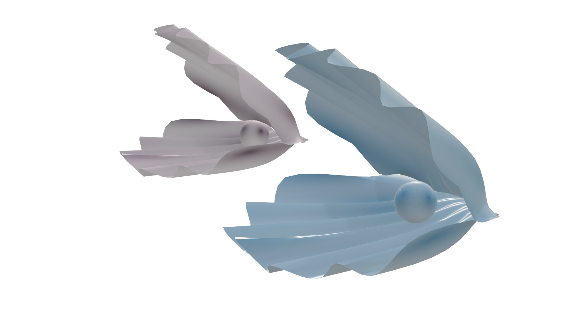 3D Shell With Pearl Model - TurboSquid 2199860