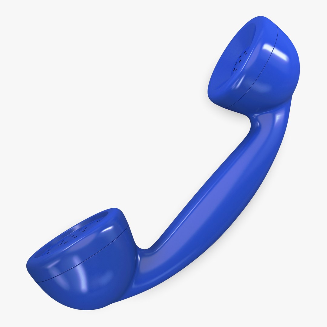 Retro telephone handset 3D model - TurboSquid 1665950