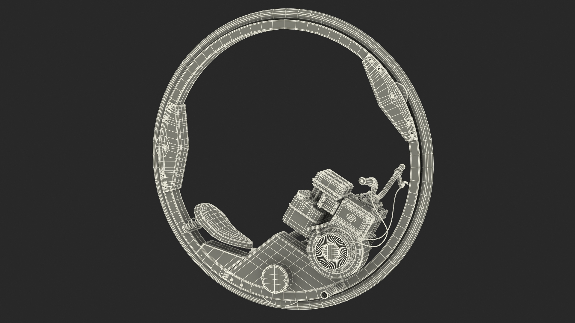 McLean Motorized Monocycle Model - TurboSquid 1848943