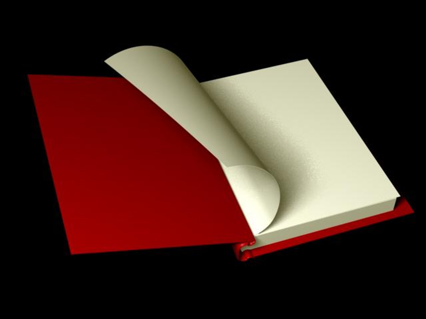 3d animation book model