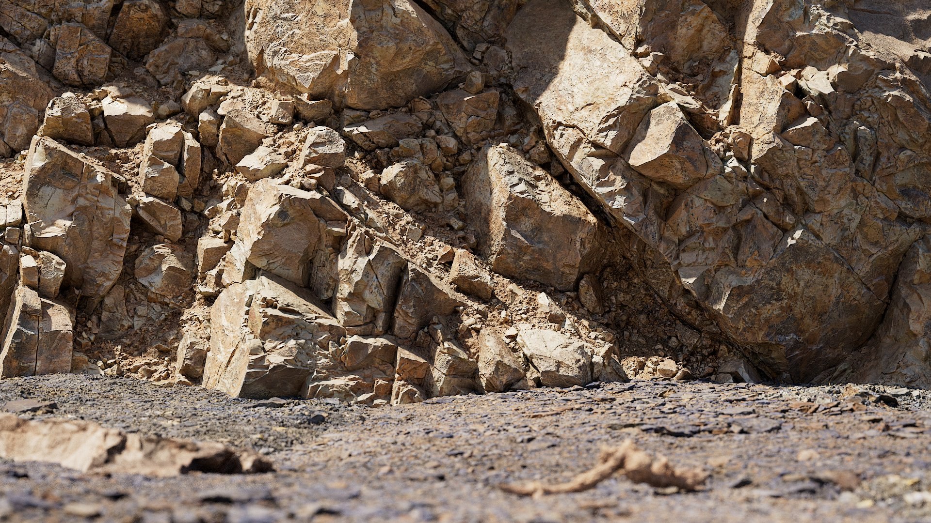 Cliff Wall 6 Scanned Model - TurboSquid 2069731