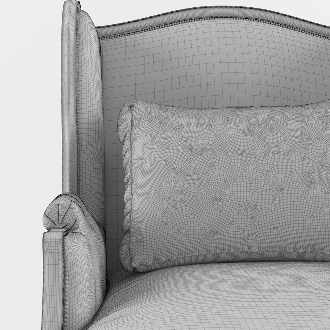 Provasi fontaine armchair 3D model - TurboSquid 1327699