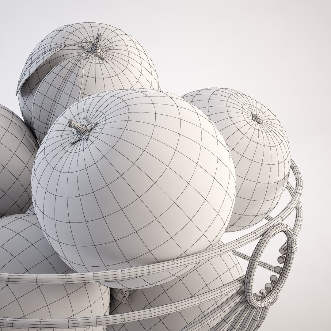 3d vase green grapefruit model