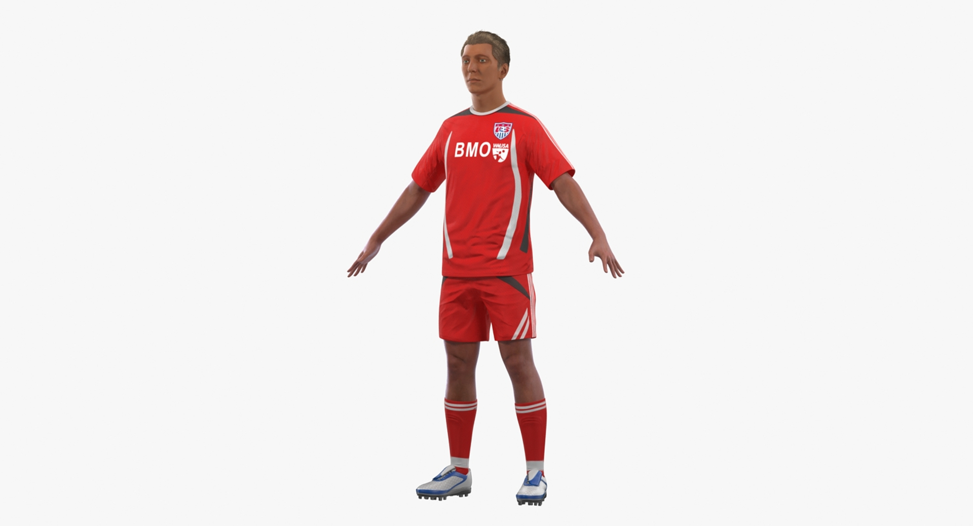 Soccer Football Player Rigged 3D Model - TurboSquid 1326526