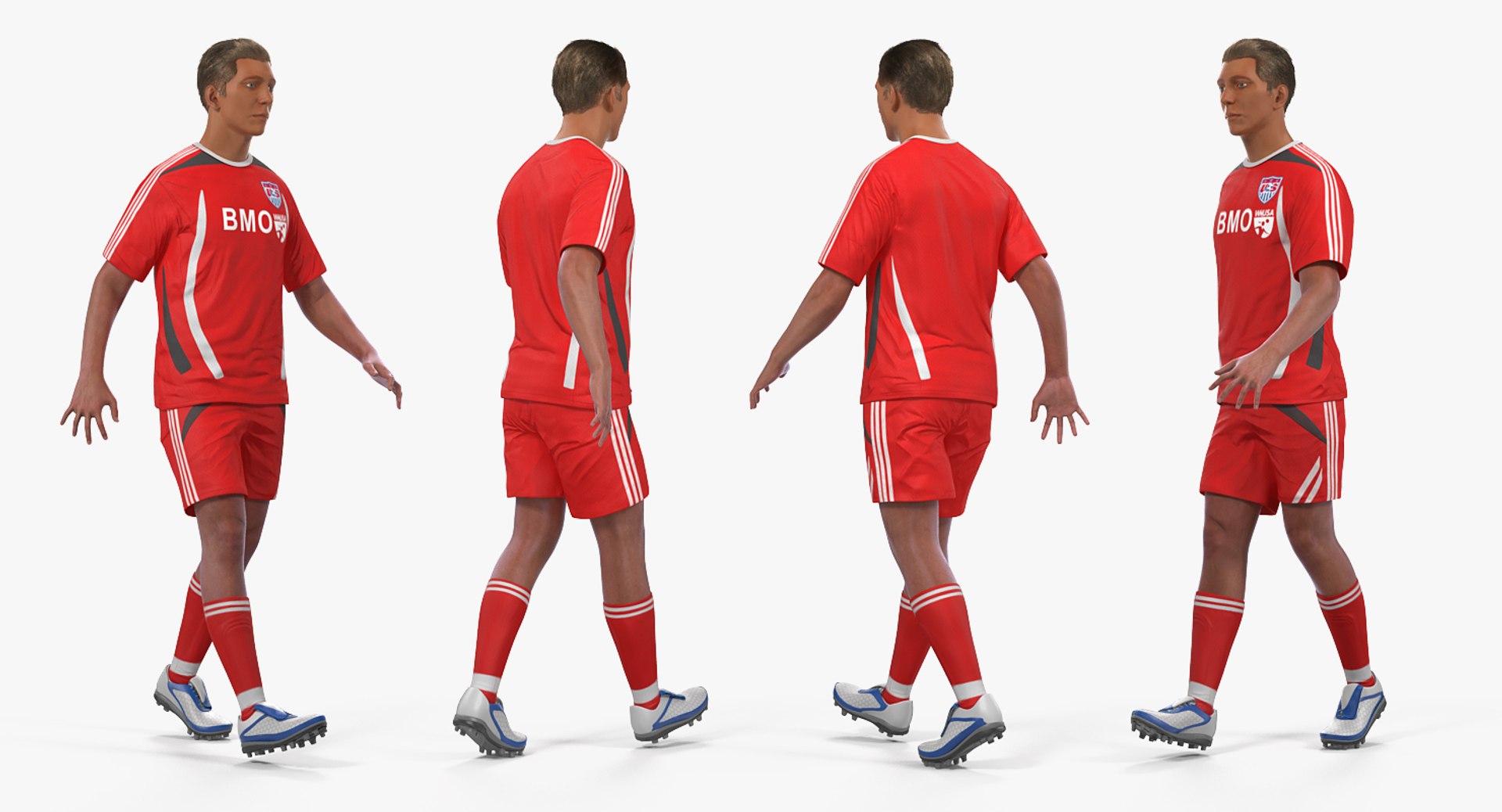 Soccer Football Player Rigged 3D Model - TurboSquid 1326526