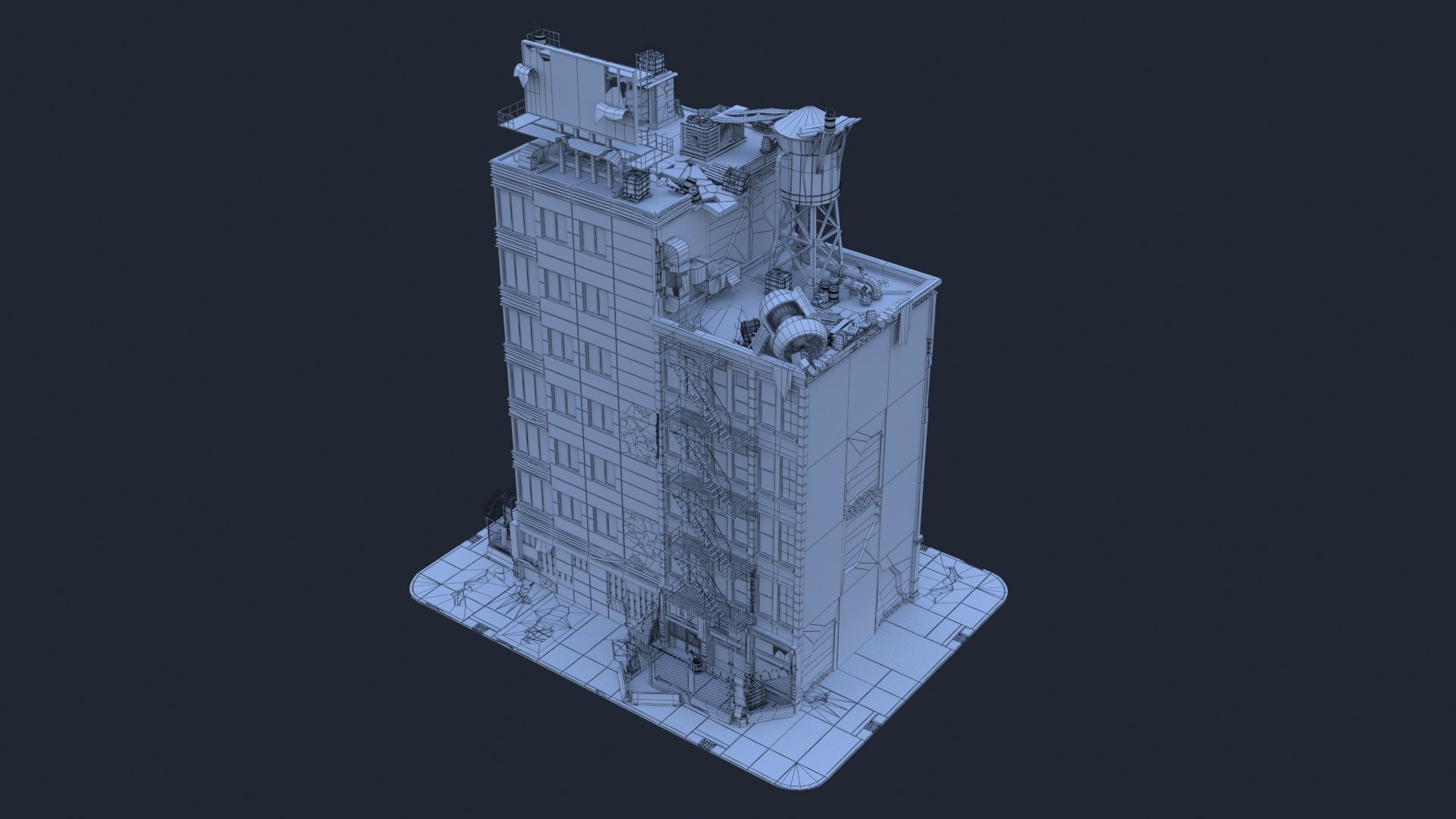 New York Building modular 3D model - TurboSquid 2009813