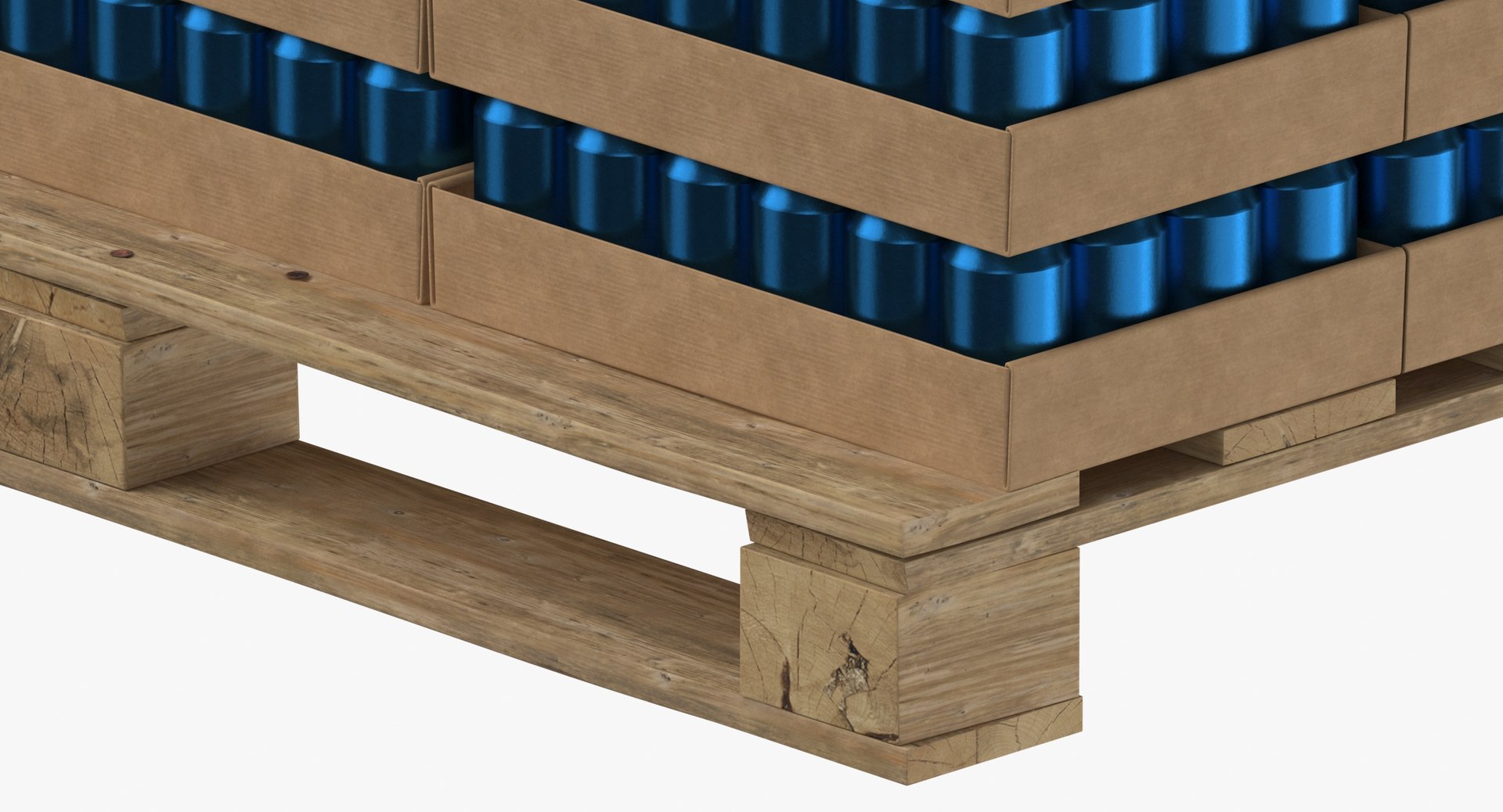 Cargo Cans Color 02 Plain and Packed 3D model - TurboSquid 1985402
