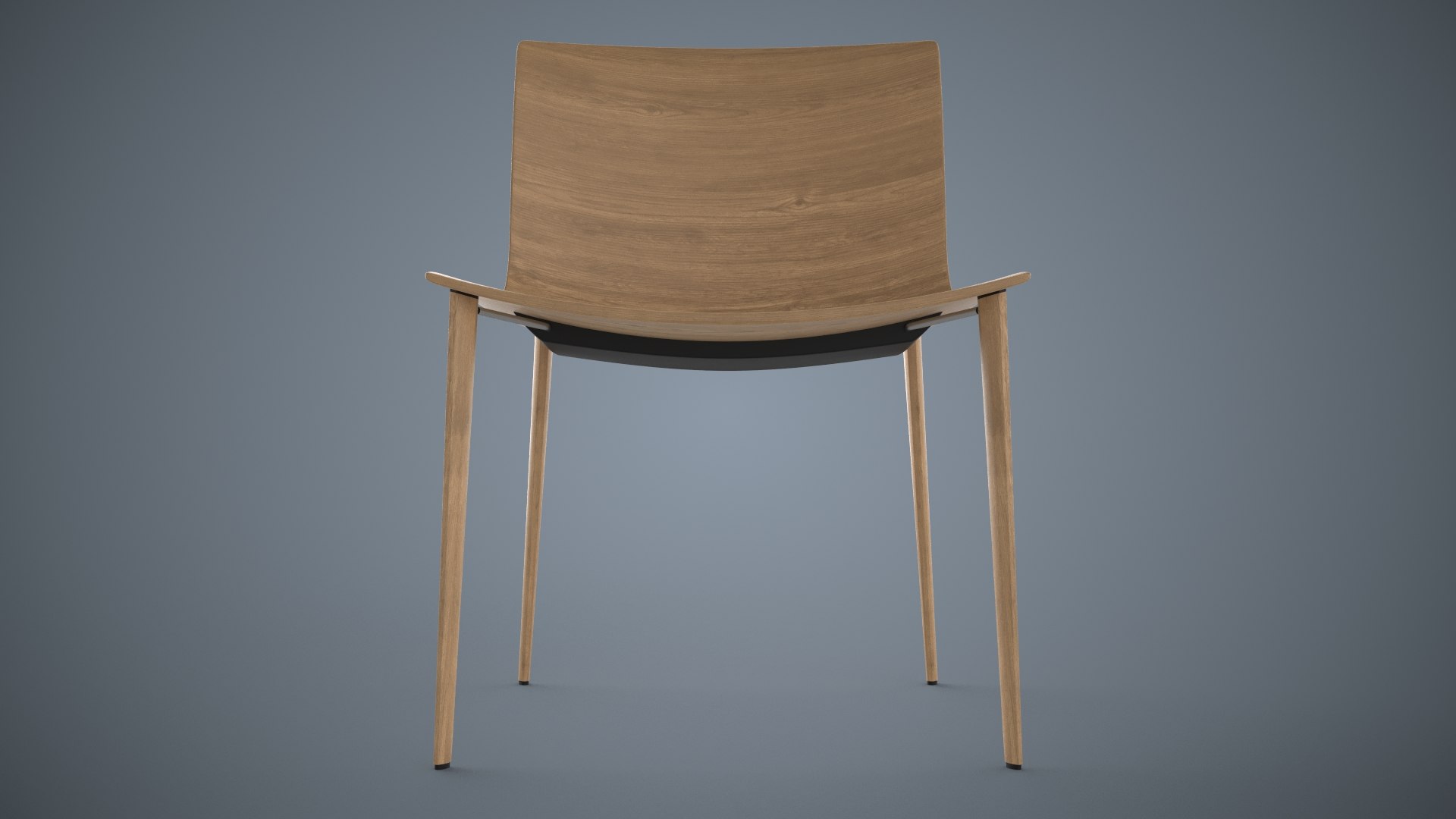 Arper 53 Chair Catifa 3d Model