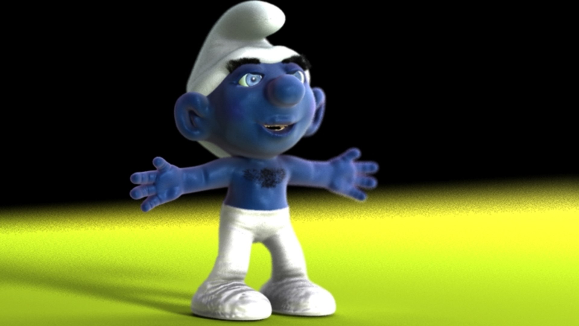 3d Smurf Model