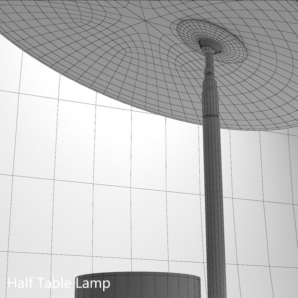 3d modernica half lamp light model