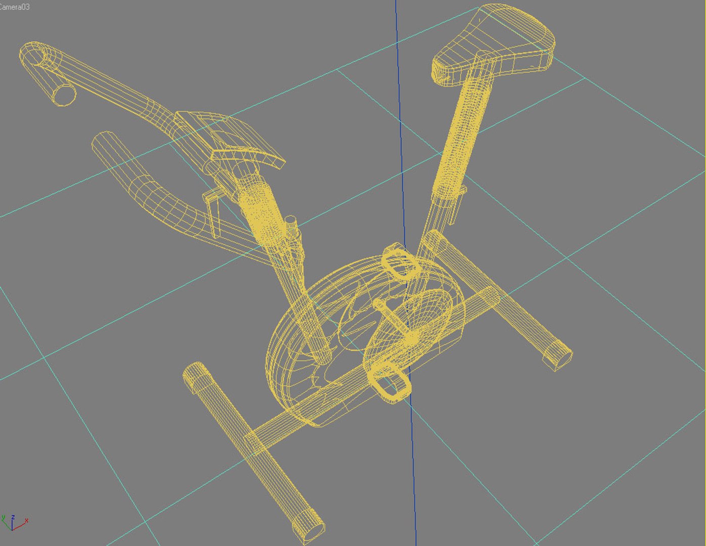 Bicycle Exercise Cycle 3d Model