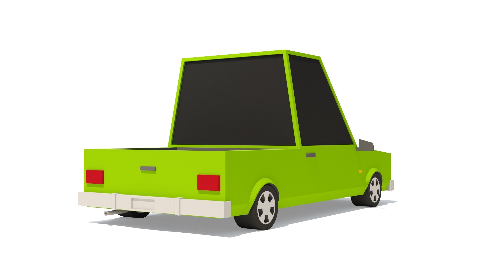3D Cartoon Car Pickup - TurboSquid 1850967