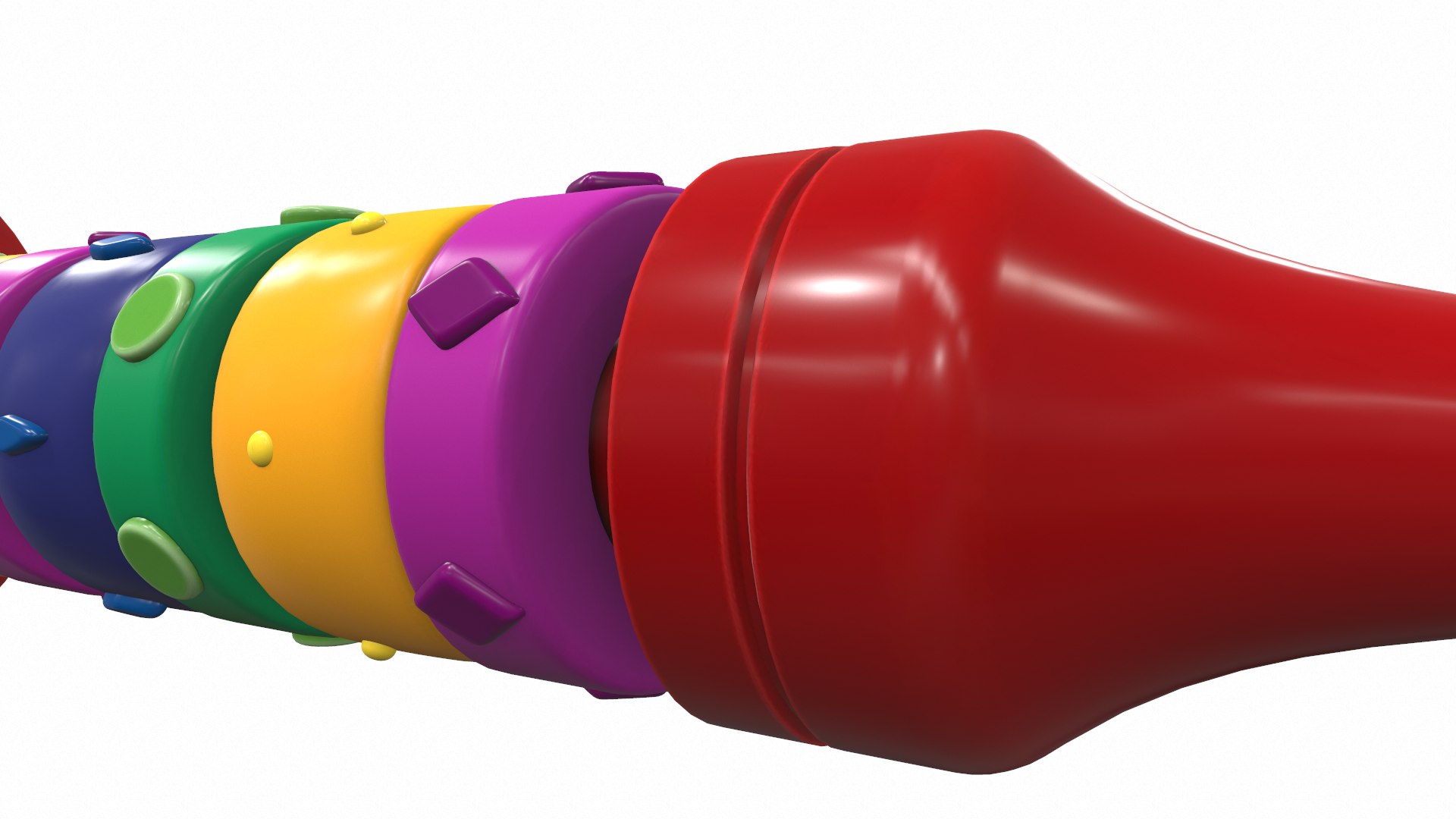 Plastic Baby Toy Pipe 3D Model - TurboSquid 2109027