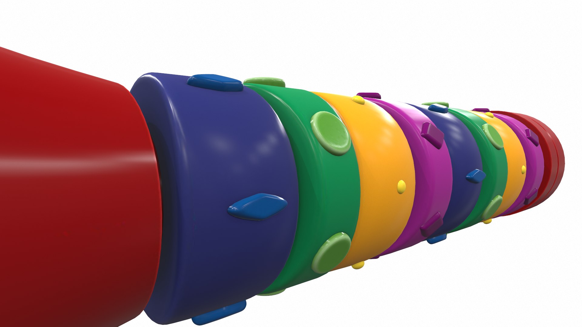 Plastic Baby Toy Pipe 3D Model - TurboSquid 2109027