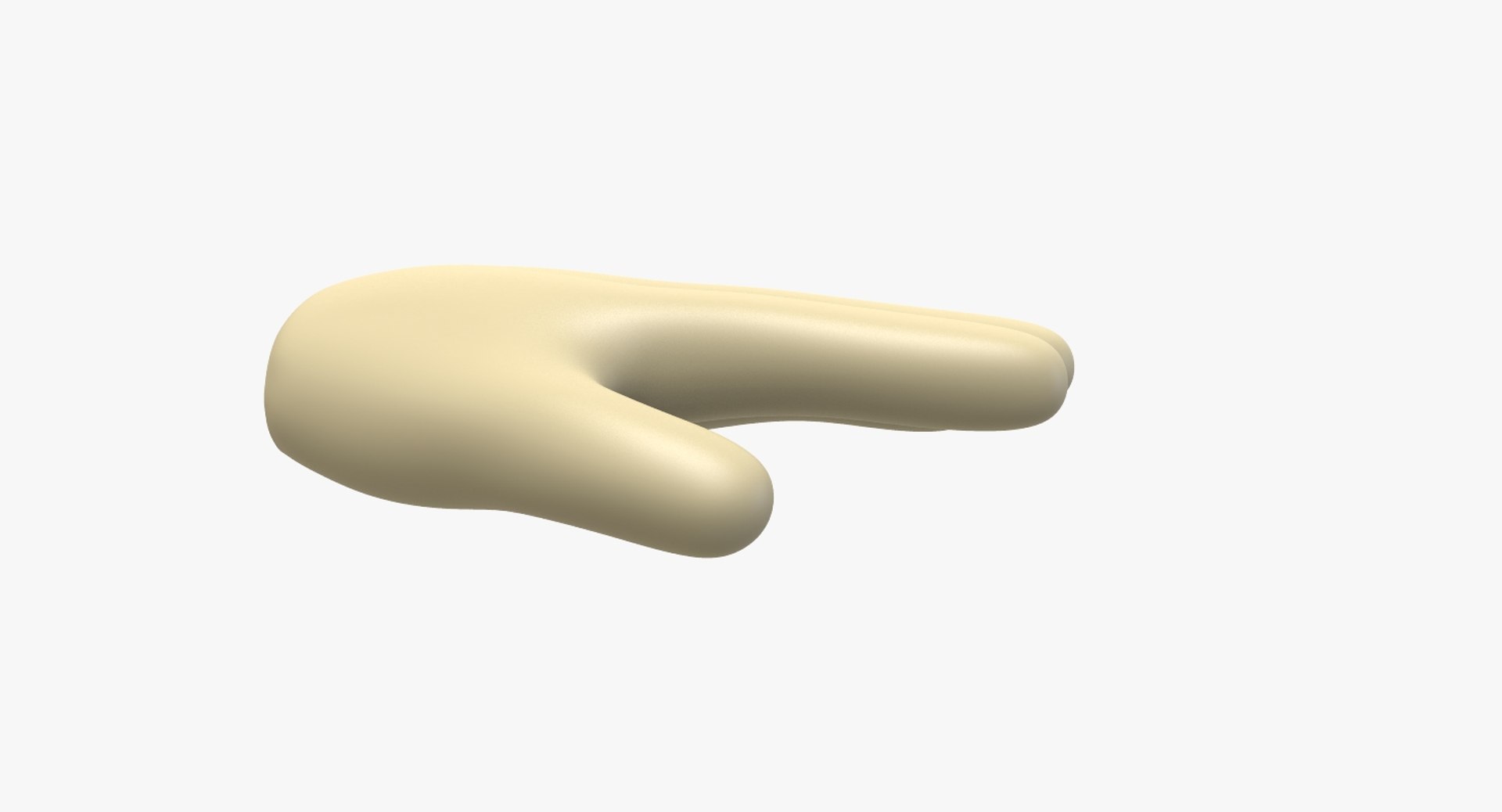 3D Cartoon Hand 4 Fingers - TurboSquid 1390018