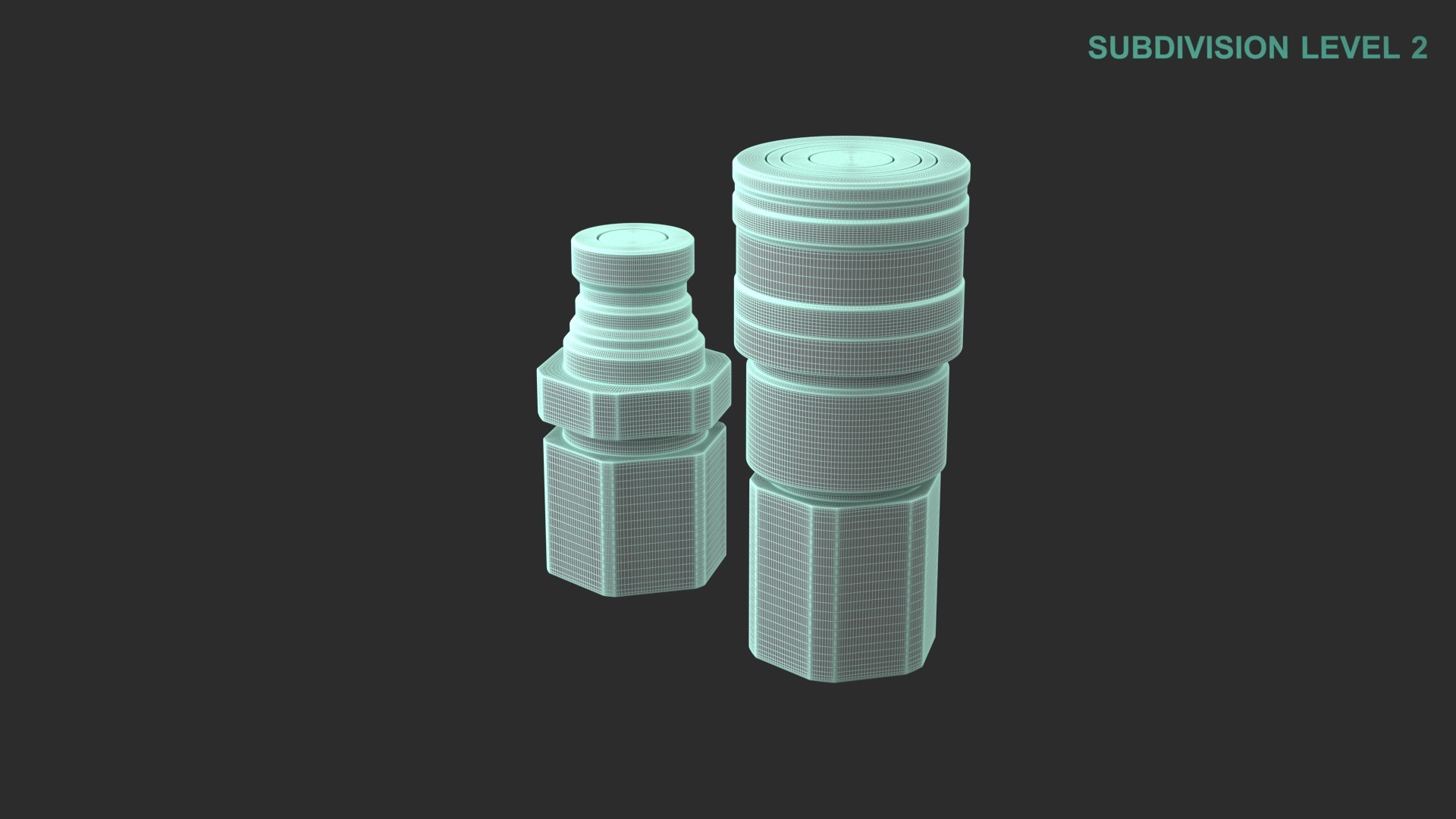 Hydraulic Quick Connect Coupler 3D Model - TurboSquid 2033399