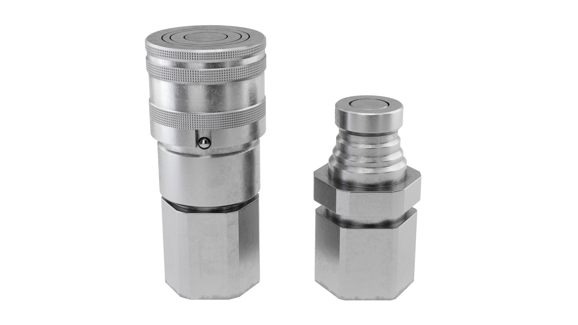 Hydraulic Quick Connect Coupler 3D Model - TurboSquid 2033399