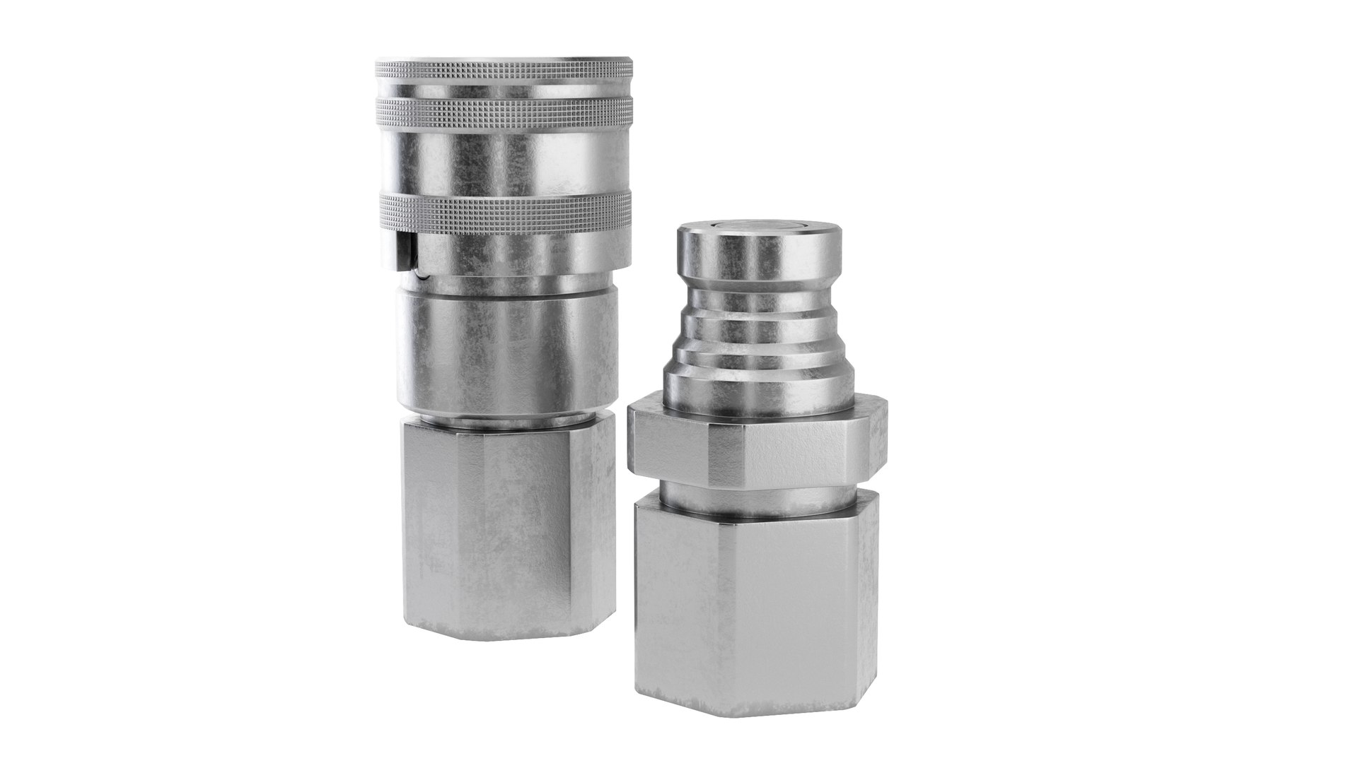 Hydraulic Quick Connect Coupler 3D Model - TurboSquid 2033399