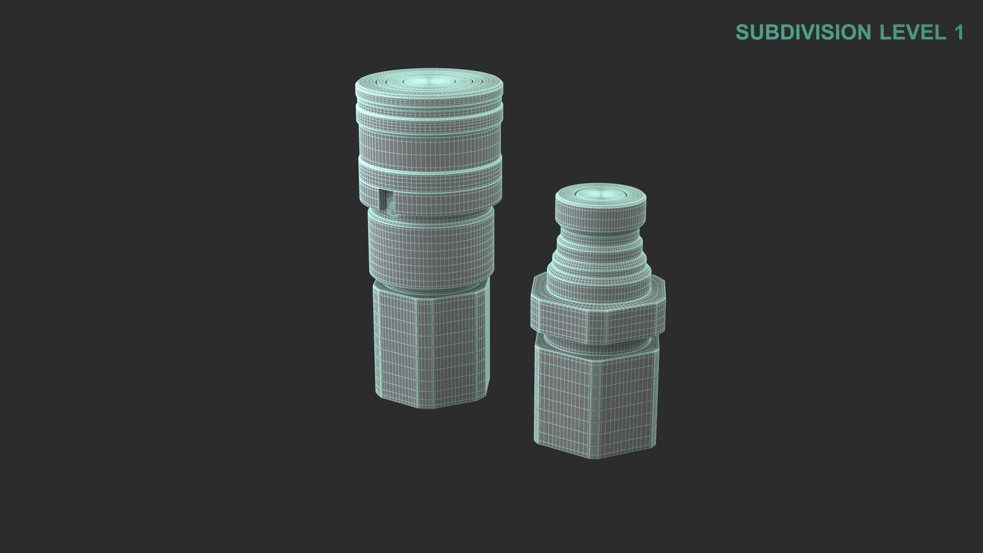 Hydraulic Quick Connect Coupler 3D Model - TurboSquid 2033399