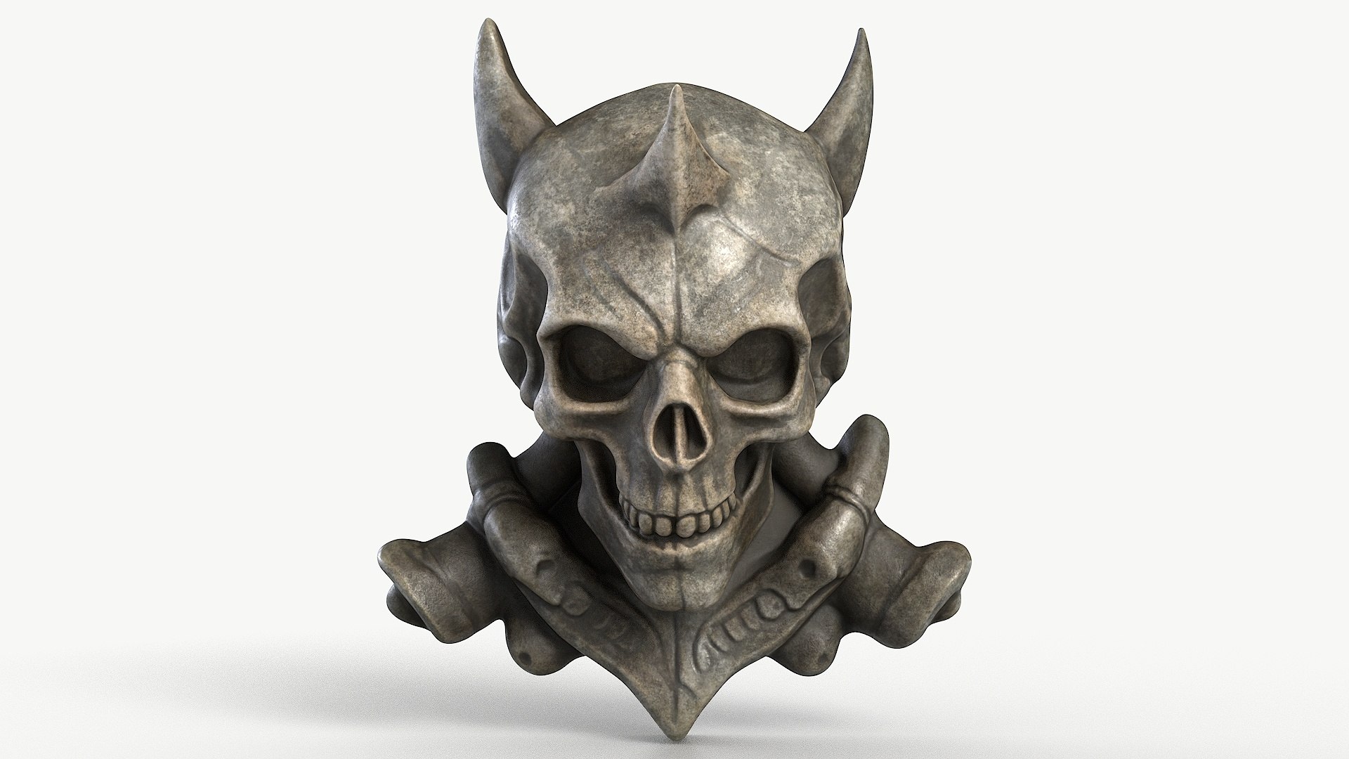 Skull 49 Textured 3D - TurboSquid 2308412