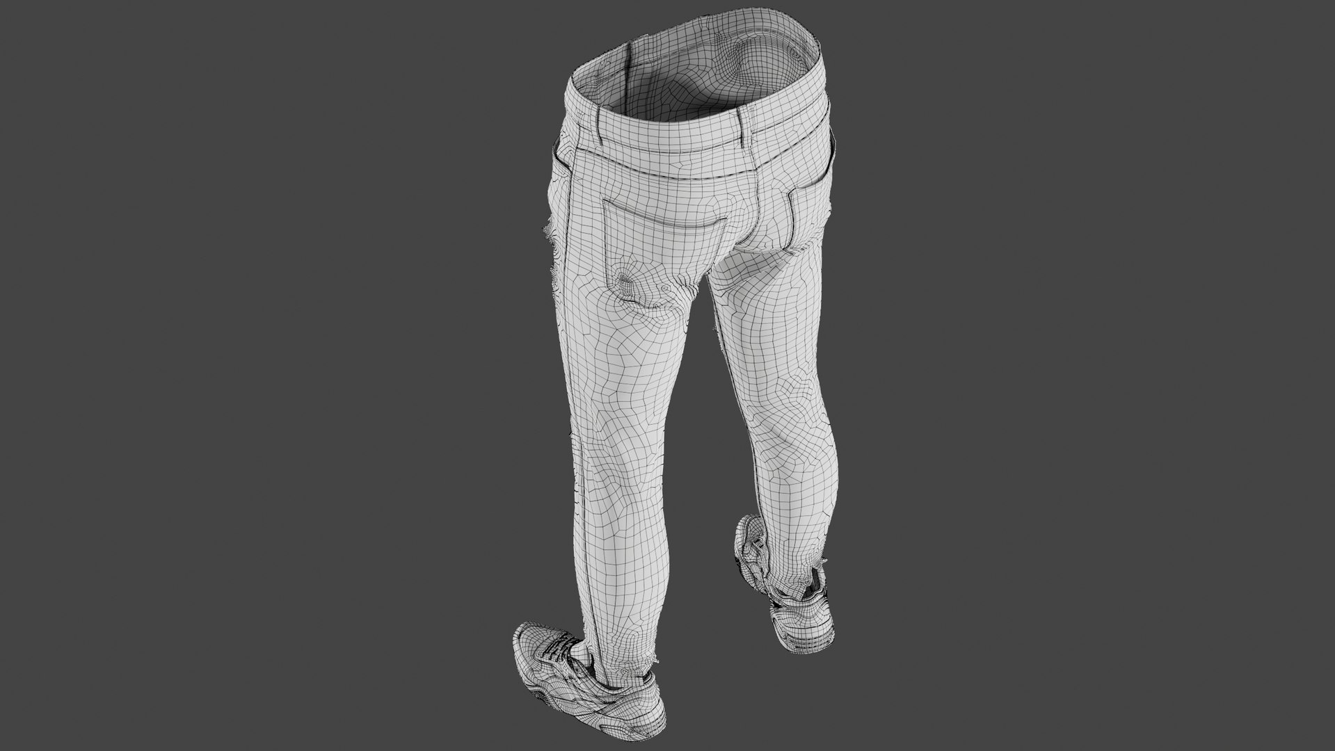 3D model mesh men s jeans - TurboSquid 1668627
