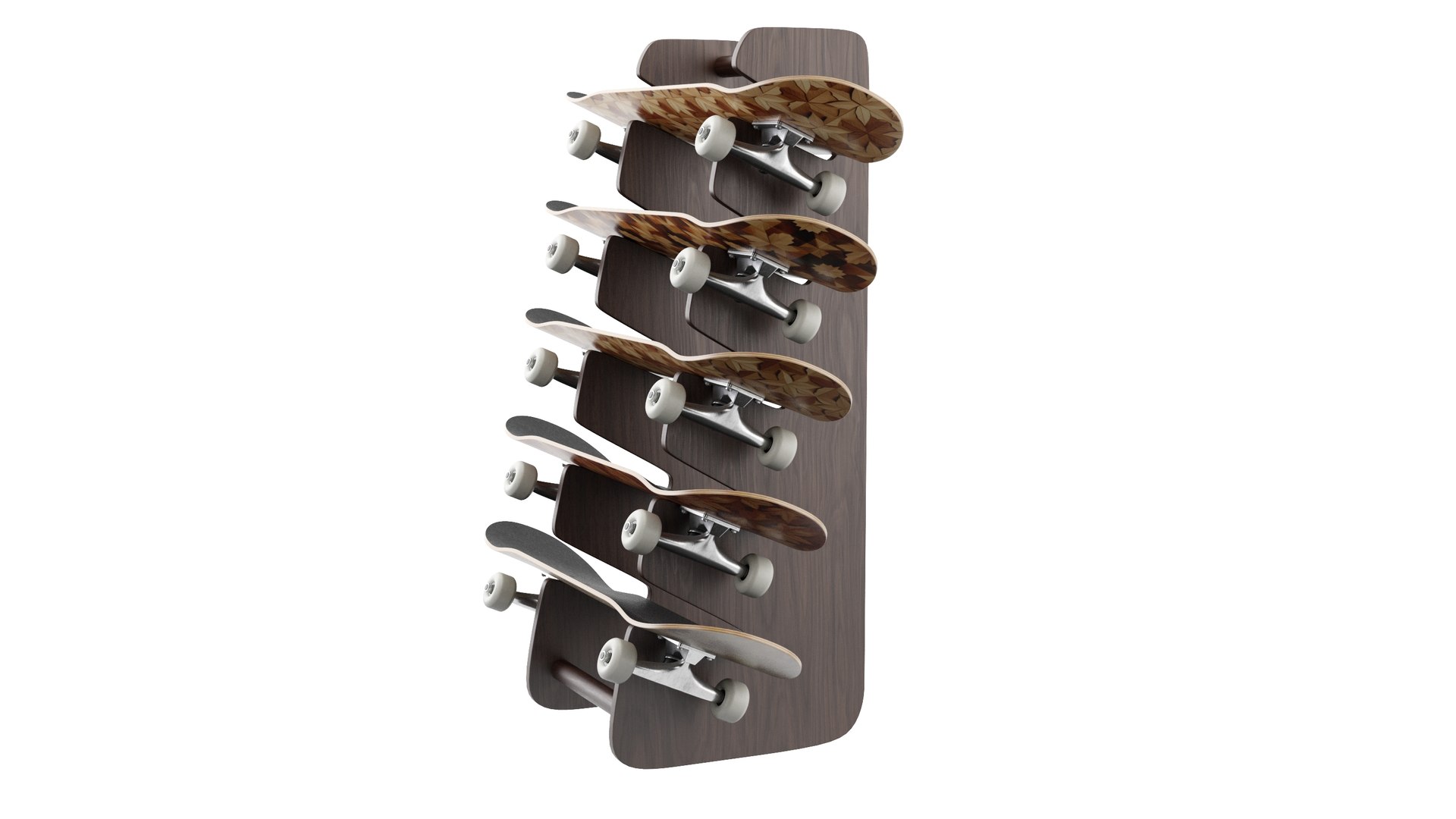 Skateboard Display 3D Model - TurboSquid 2340601