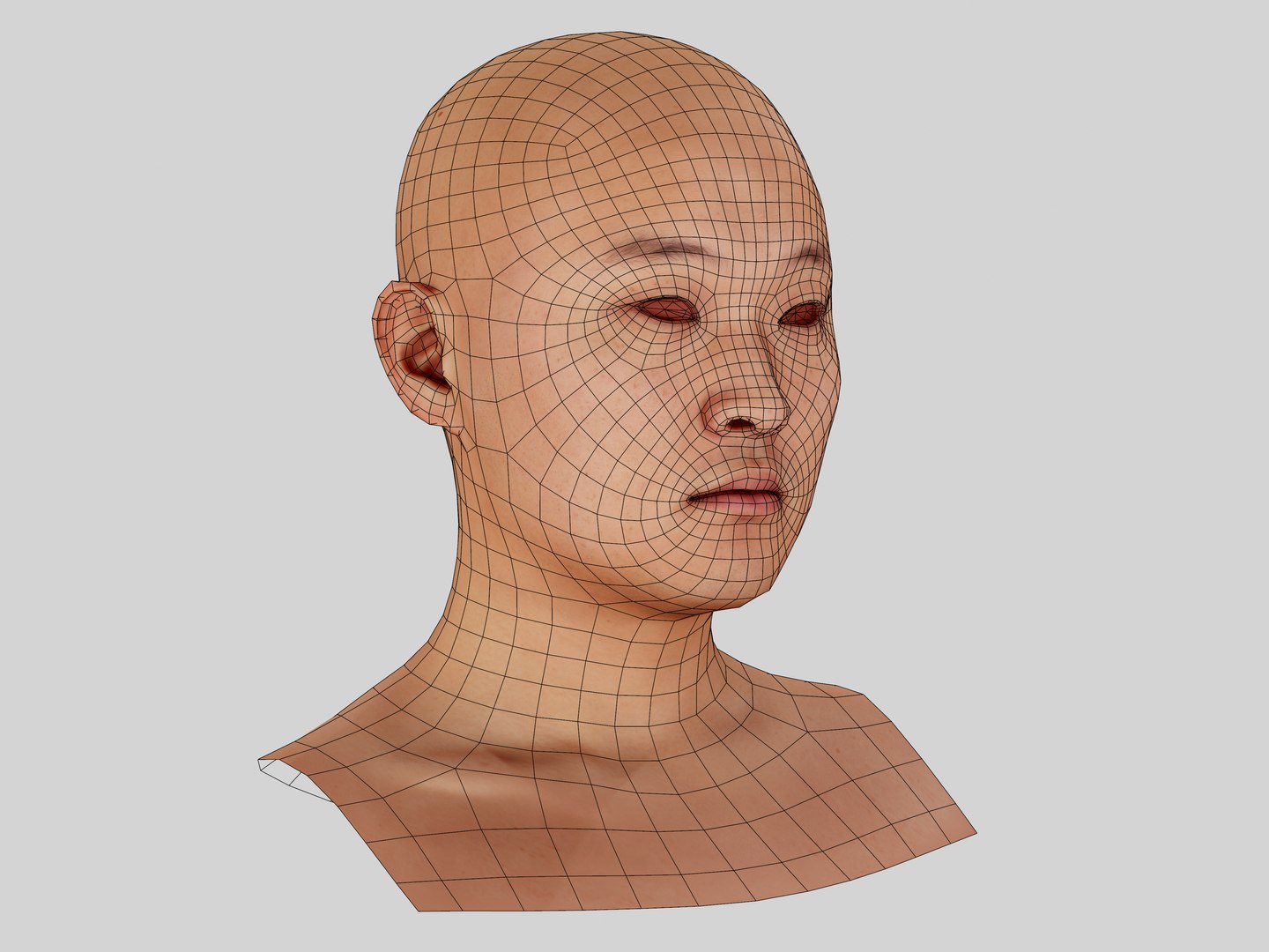 Retopologized 3D Head Dokuro Konyo 3D Model - TurboSquid 2159418
