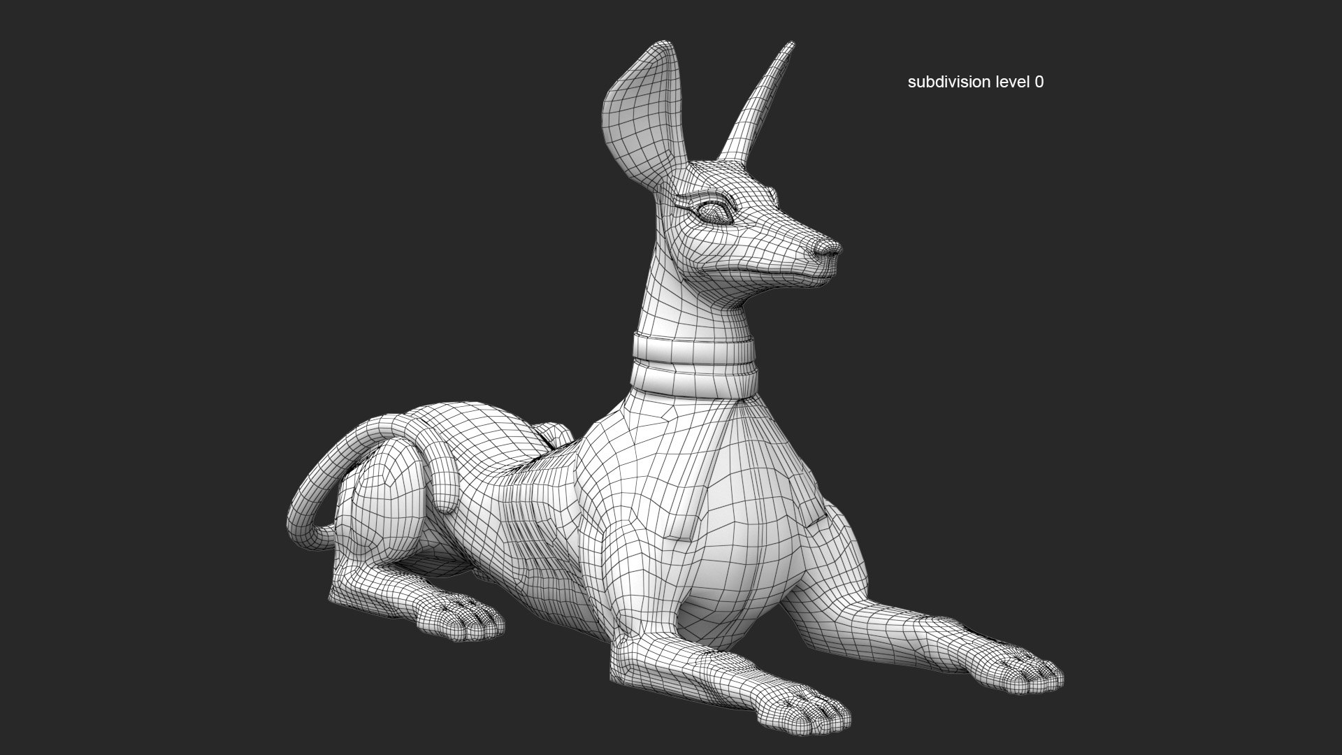 3D Anubis Statue Model - TurboSquid 1759055