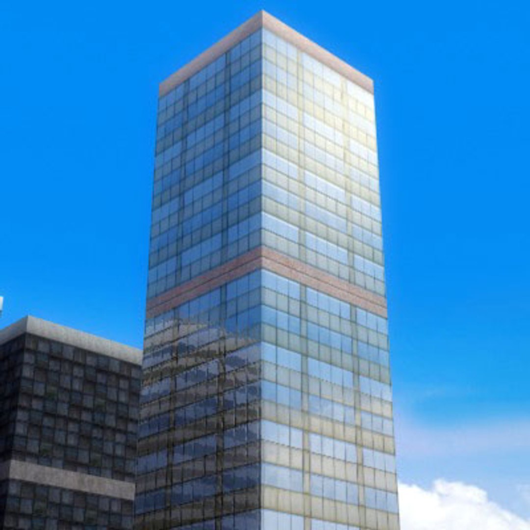 3d Model City Environment Buildings Construction