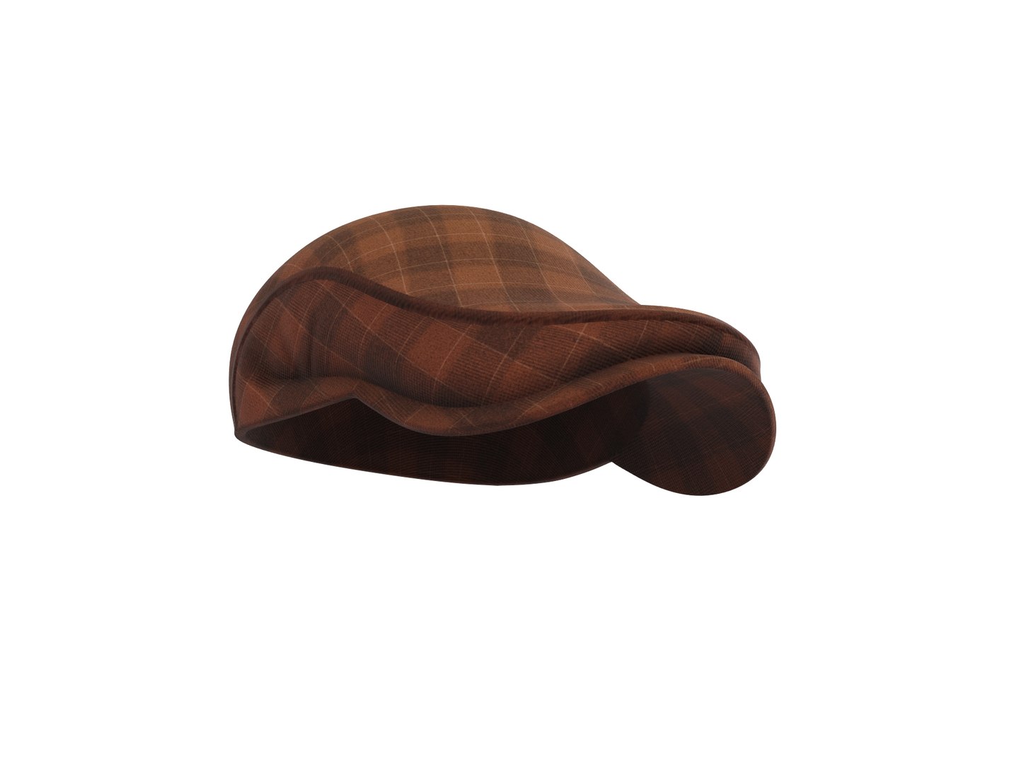 3D Tweed Flat Cap - TurboSquid 1812449