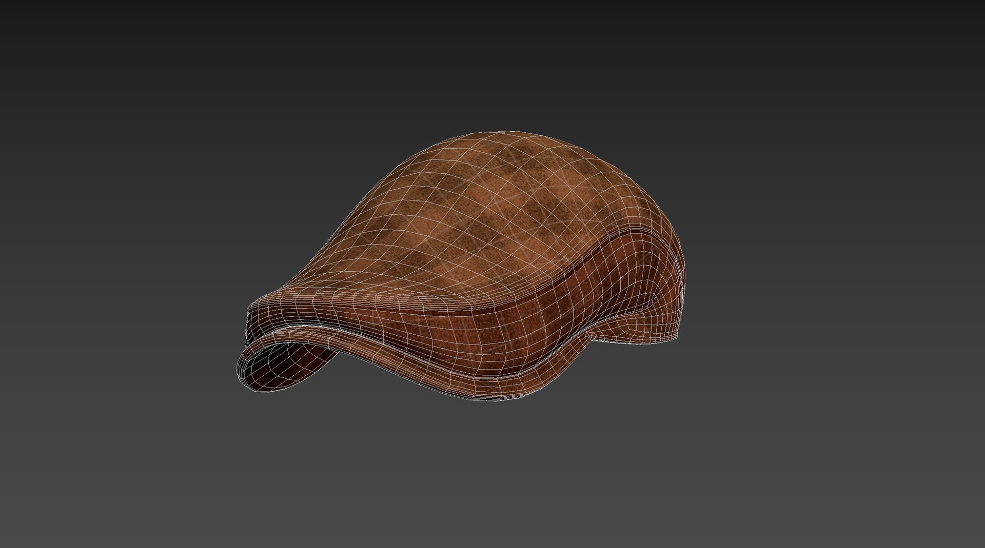 3D Tweed Flat Cap - TurboSquid 1812449