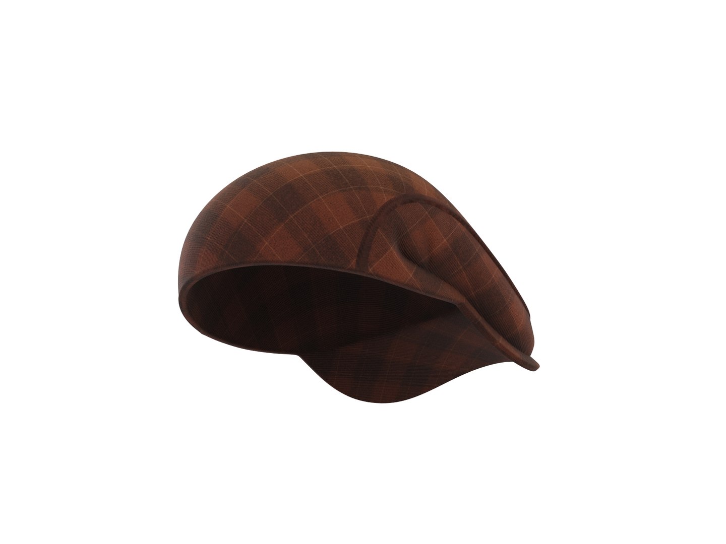 3D Tweed Flat Cap - TurboSquid 1812449
