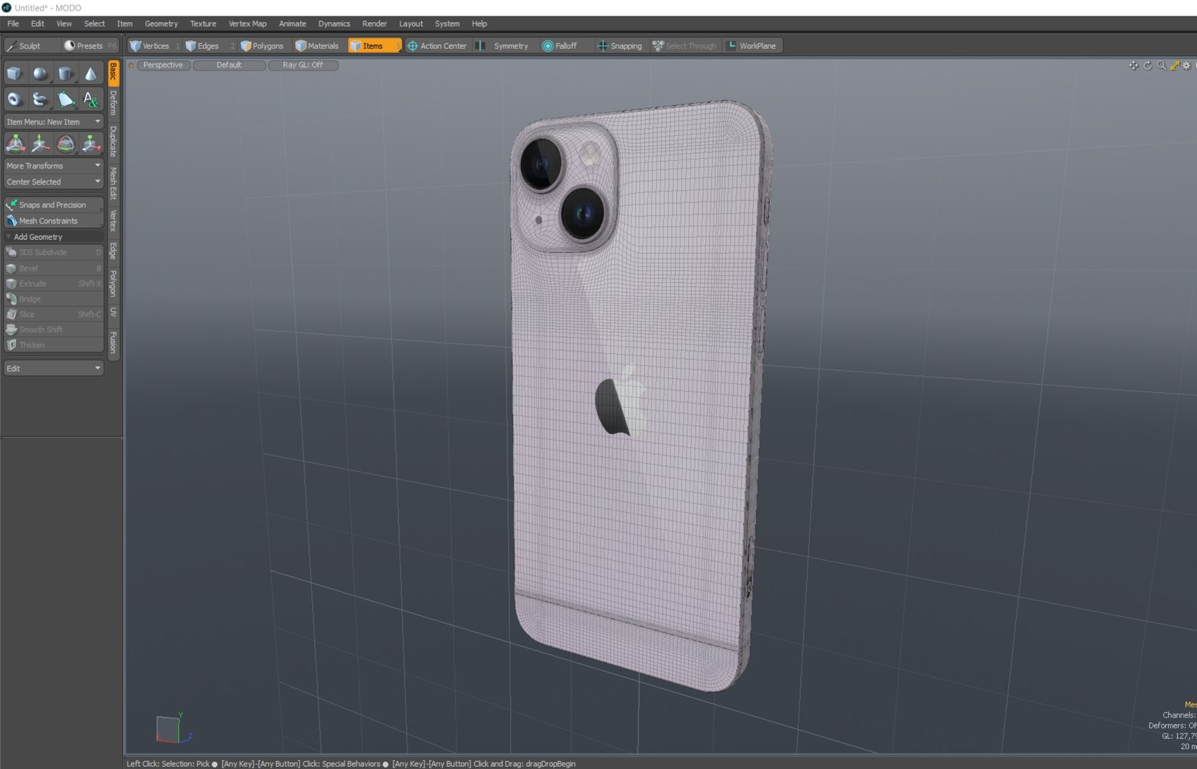 3D Apple IPhone 14 Purple Model - TurboSquid 2046283