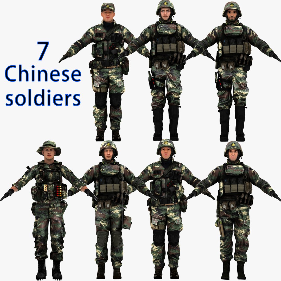 Pla chinese soldier 3D model - TurboSquid 1668792