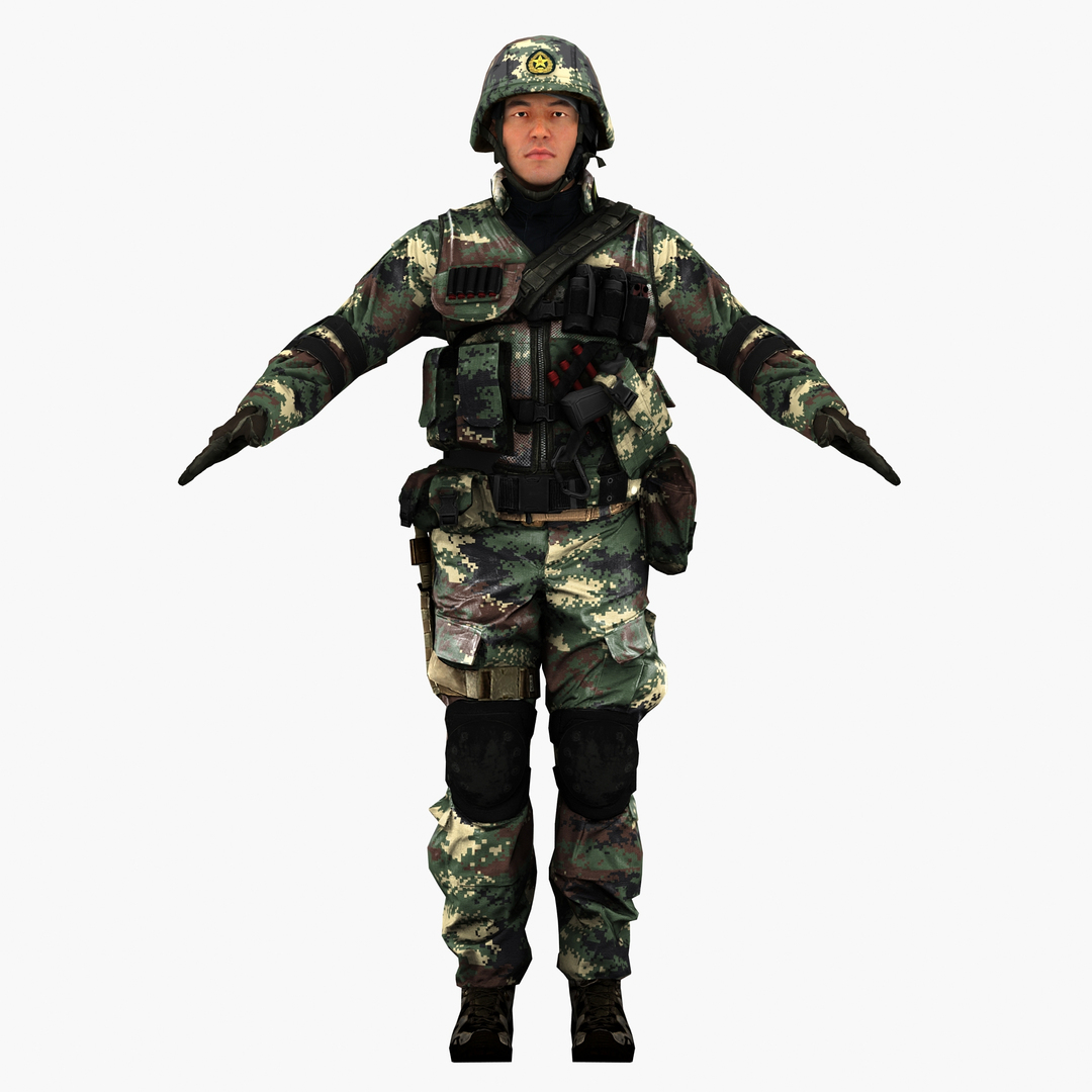 Pla chinese soldier 3D model - TurboSquid 1668792
