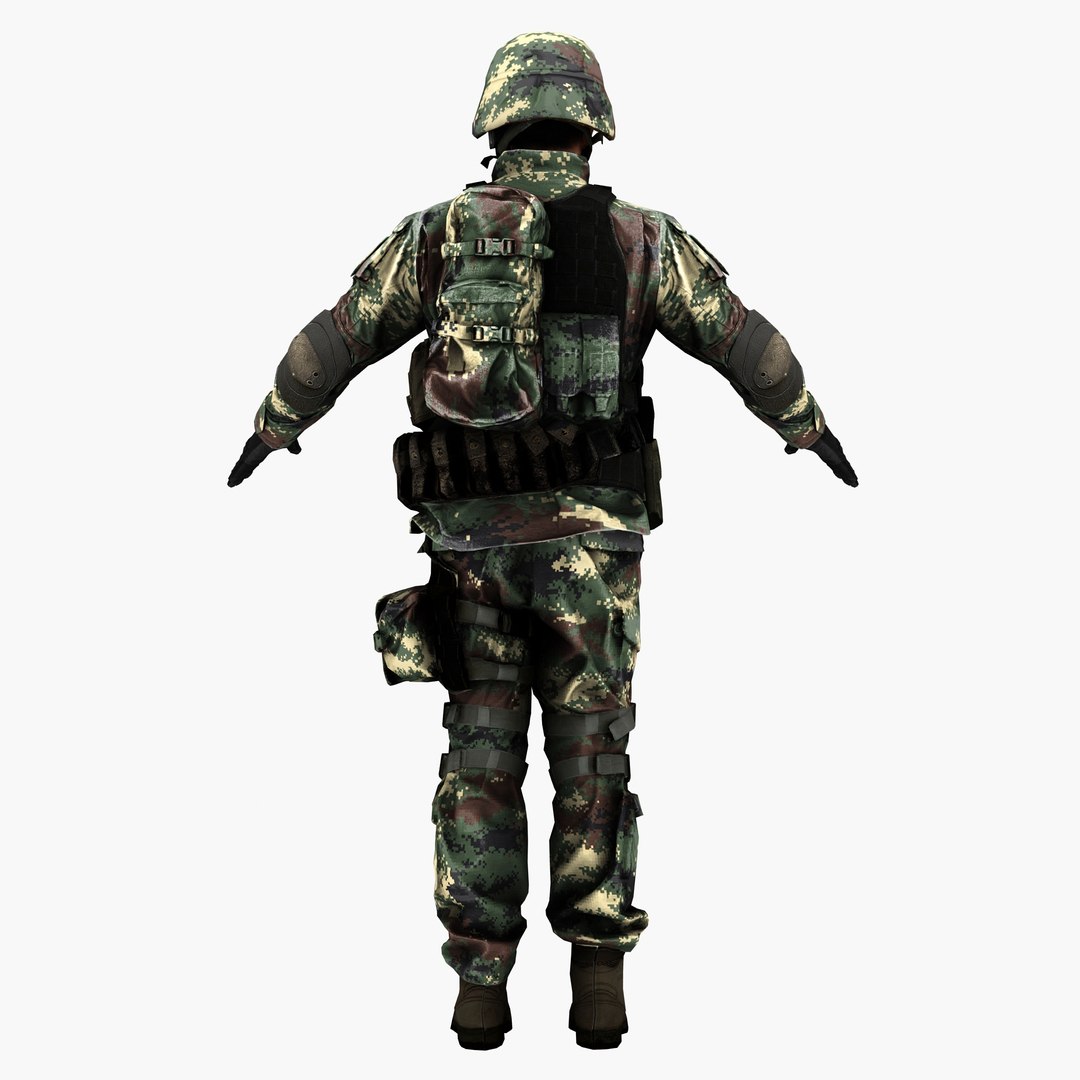 Pla Chinese Soldier 3D Model - TurboSquid 1668792