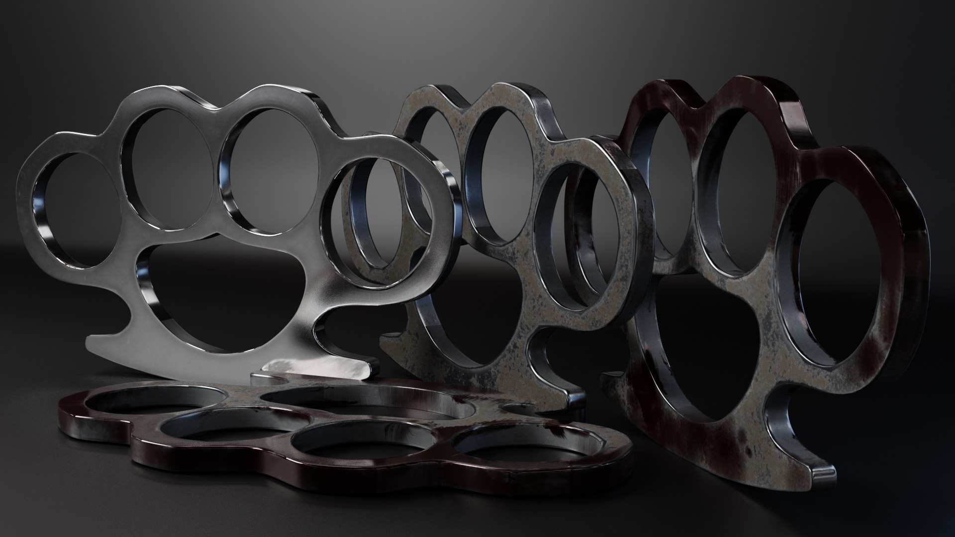 Brass Knuckle Model - TurboSquid 1688868