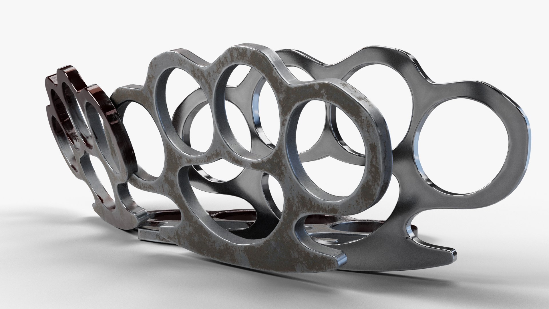 Brass Knuckle Model - TurboSquid 1688868
