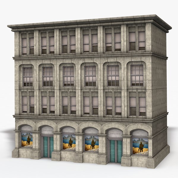 Apartment Building DXF Models for Download | TurboSquid