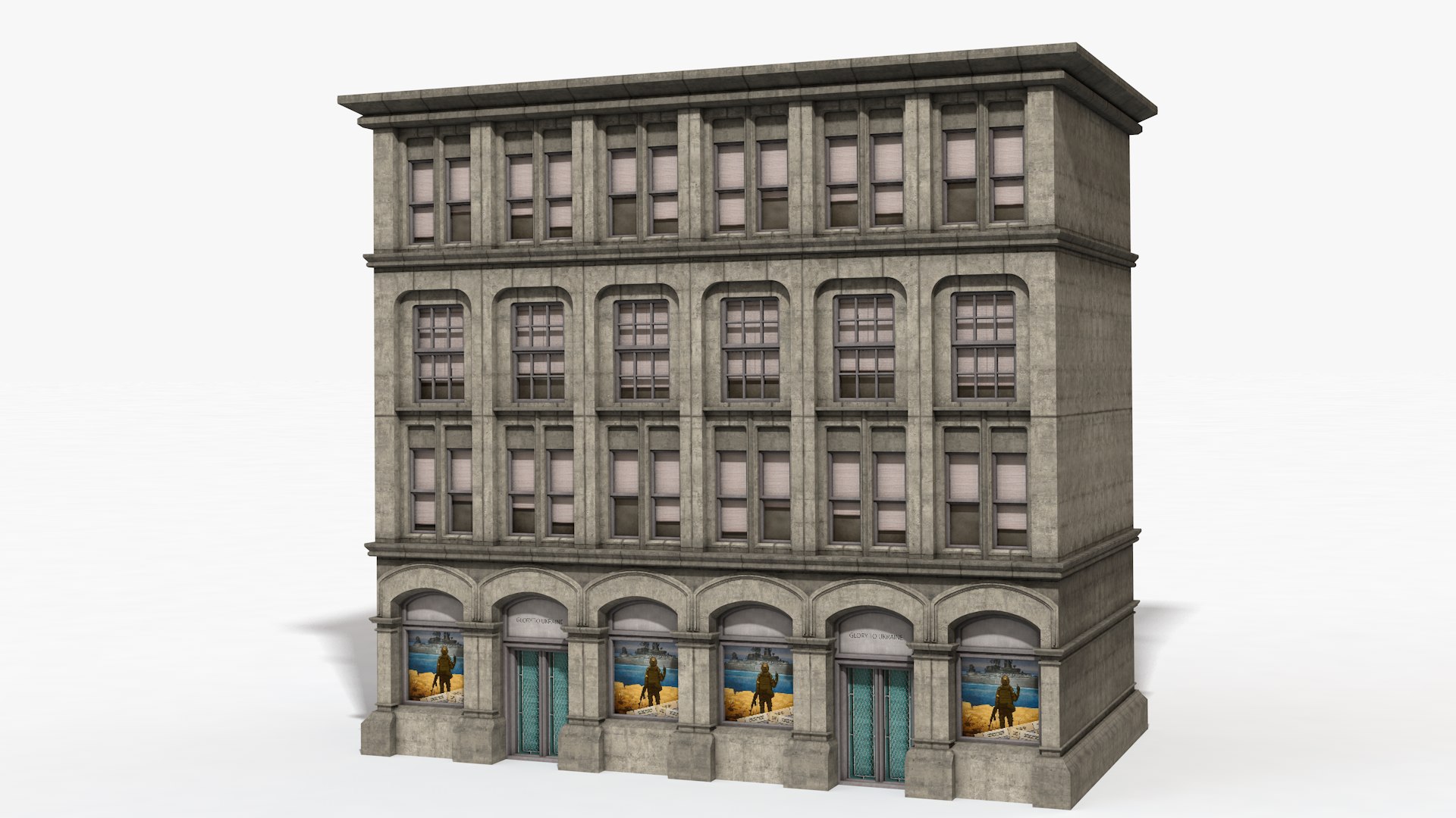3D Apartment Building 4 Model - TurboSquid 1922422