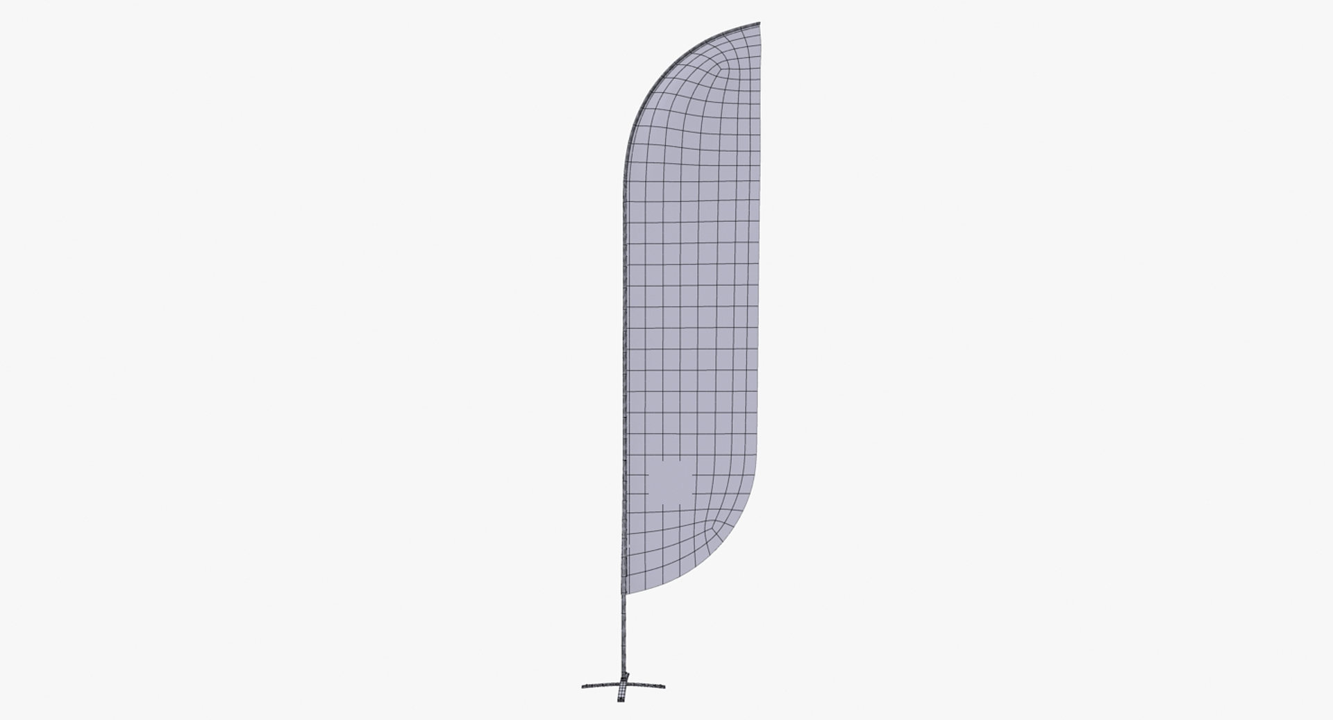 3D Promo Flag Feather - TurboSquid 1294483