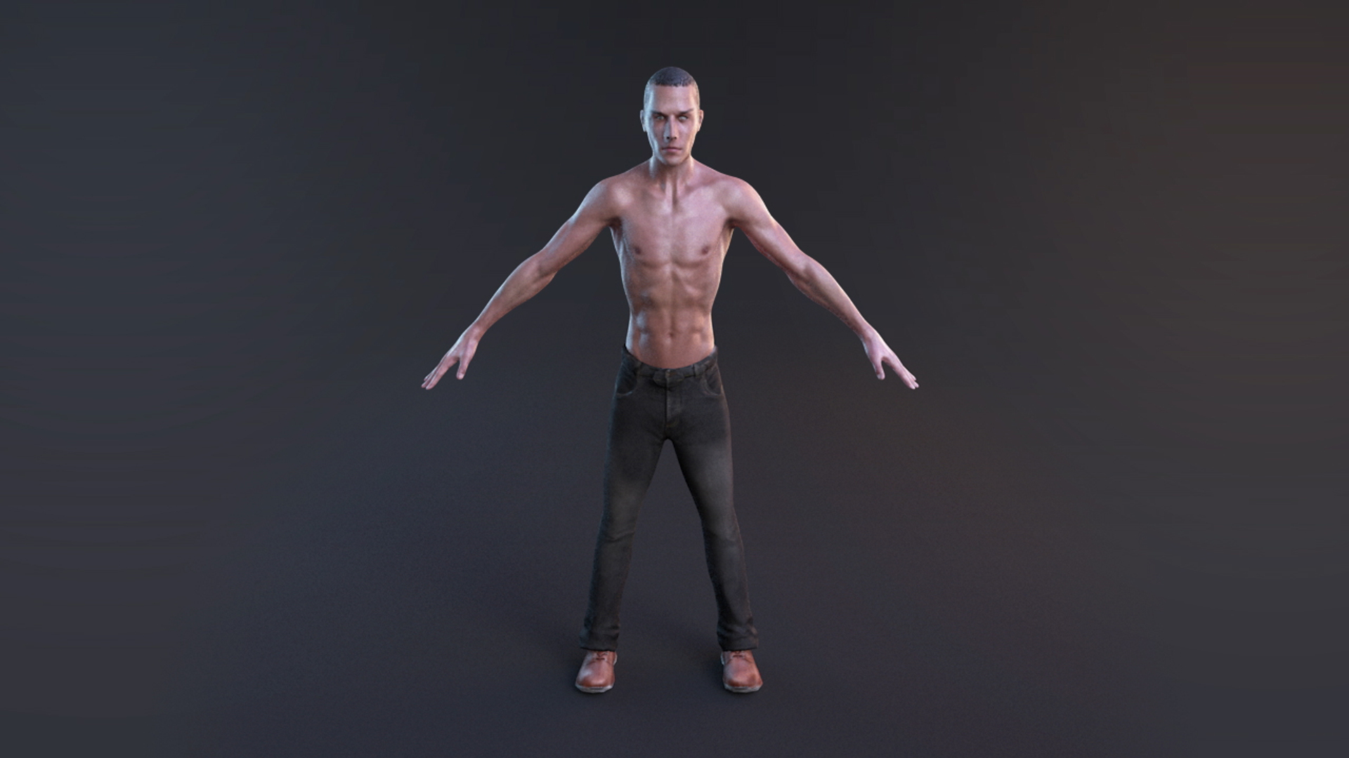 3d Model Character Male - Rigged