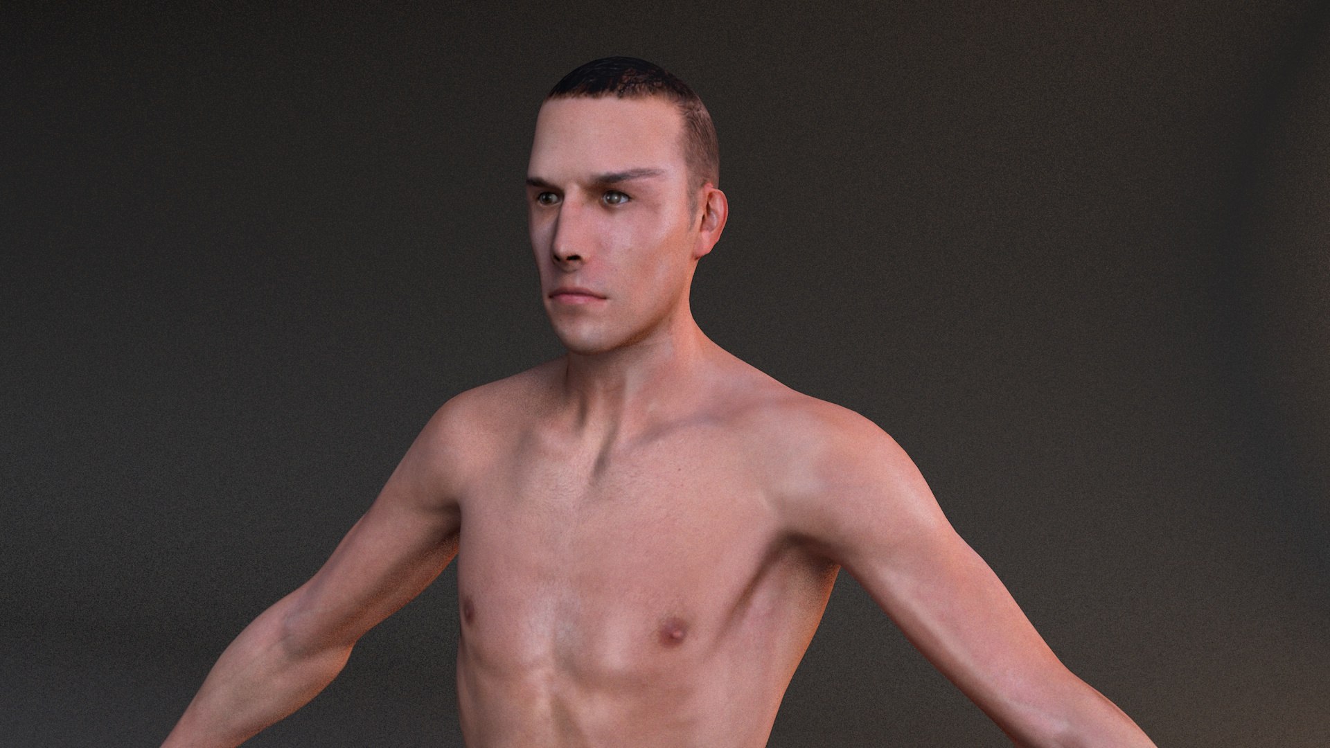 3d Model Character Male - Rigged