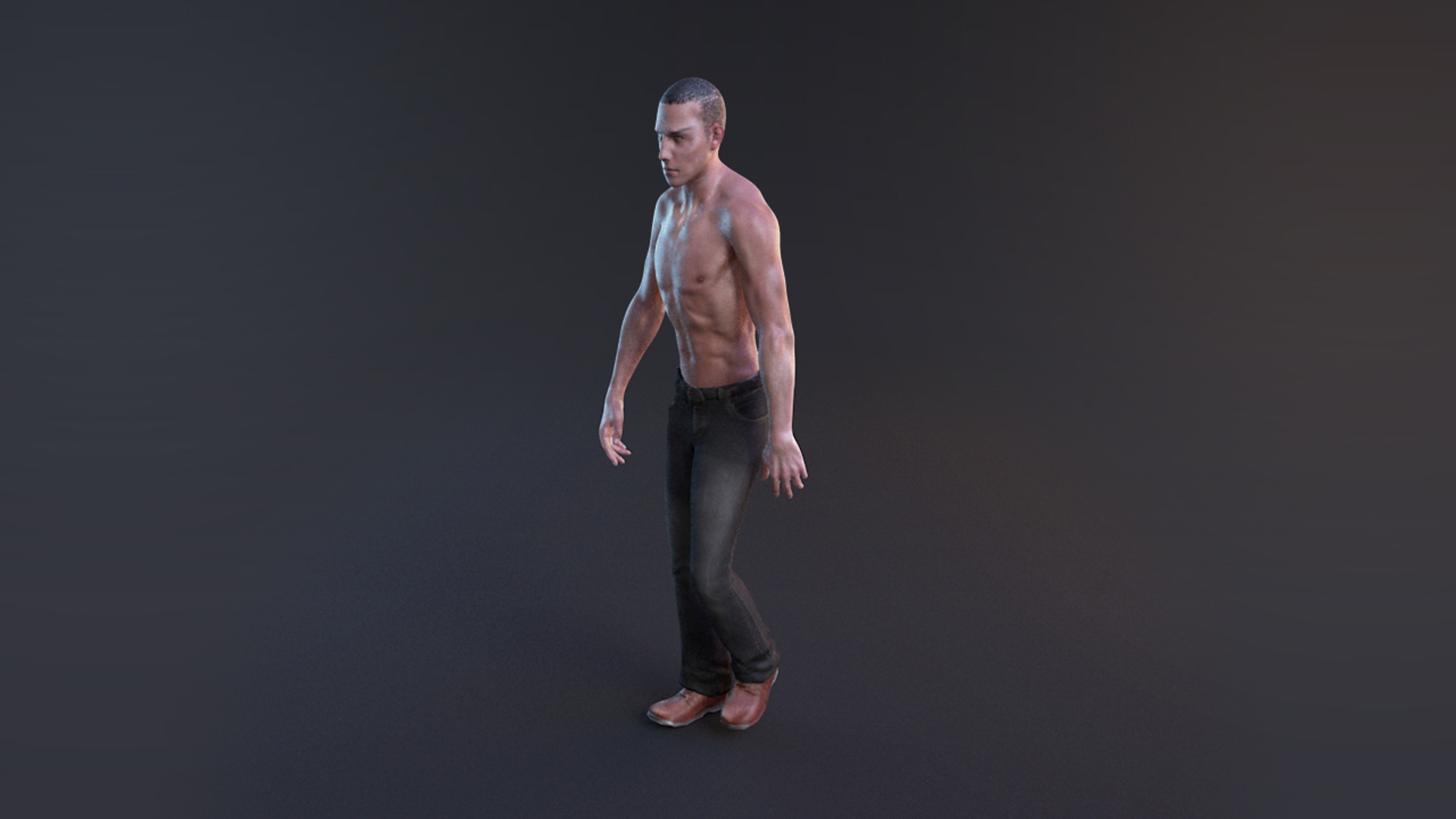 3d Model Character Male - Rigged