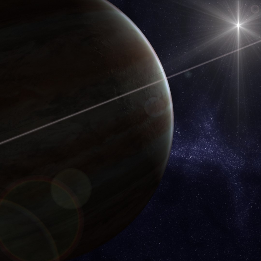 3d gas giant model