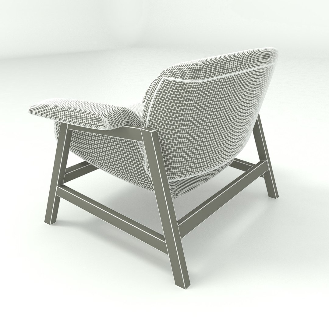 Agnese Armchair 3d Model